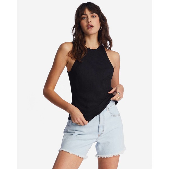 Billabong | Tops | Billabong Womens Tomboy Stretch Ribbed Tank Top Tee ...